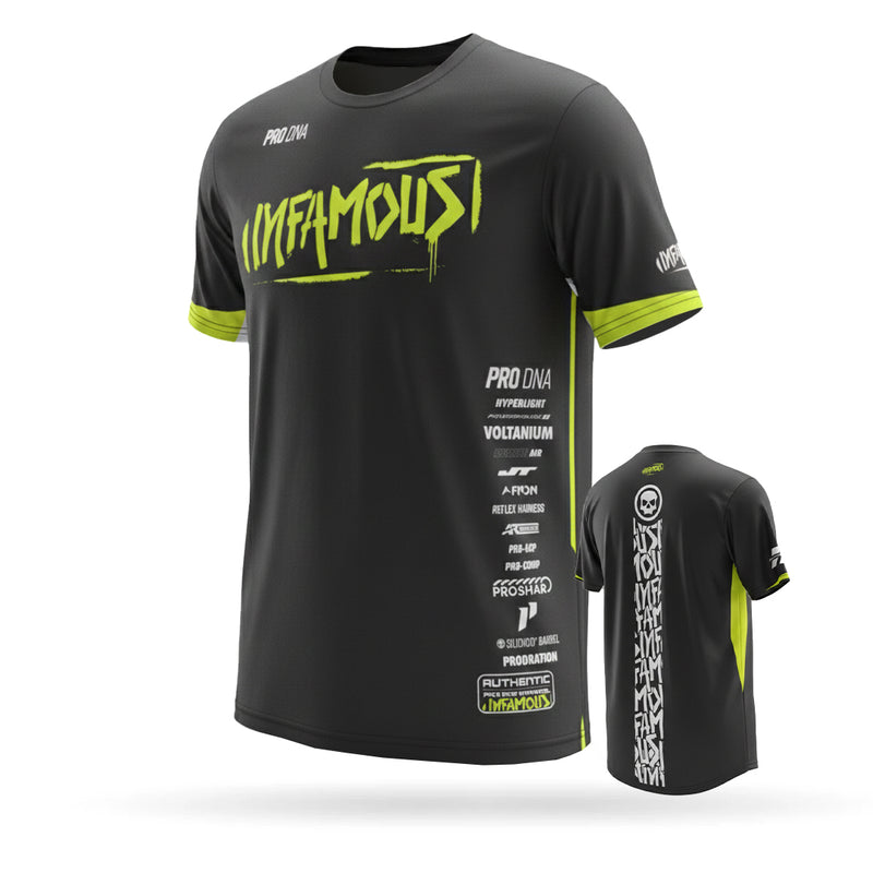 DRY-FIT TECH T-SHIRT - INFAMOUS TEAM WEAR - Infamous Paintball