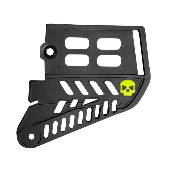 JT PROFLEX - INFAMOUS SKULL DV8 EARS (SWERVE) BLACK / VOLT LOGO ...