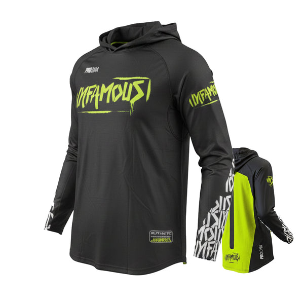 DRY-FIT LIGHTWEIGHT HOODIE - INFAMOUS TEAM WEAR - Infamous Paintball